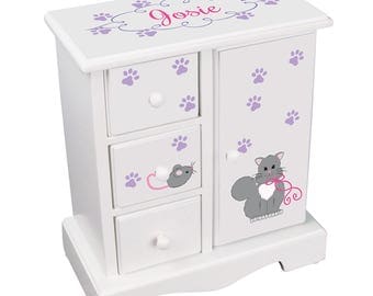 Cat jewelry box | Etsy