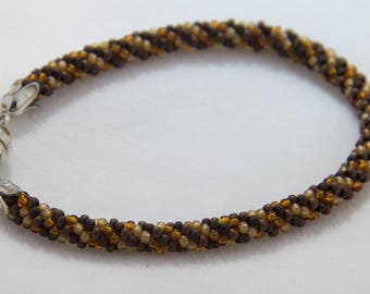 Beaded rope bracelet | Etsy