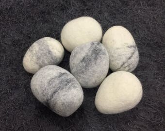 Felt stones | Etsy