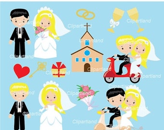 Bride clipart | Etsy