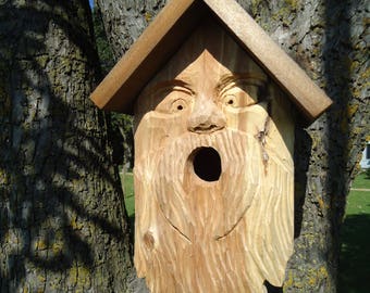Face birdhouse | Etsy
