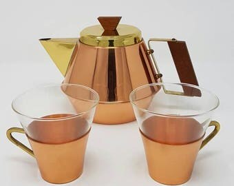 Copper tea pot | Etsy