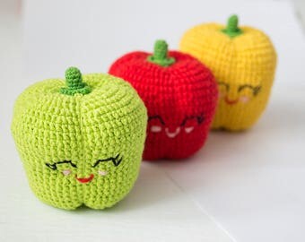 Crochet pepper | Etsy