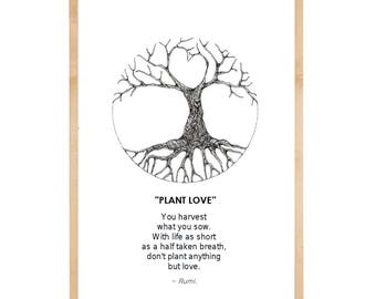 Rumi love poems | Etsy