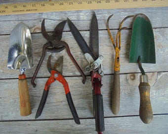 Vintage garden tools | Etsy