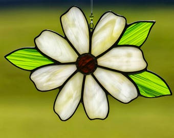 Stained glass daisy | Etsy