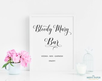 Bloody mary bar | Etsy
