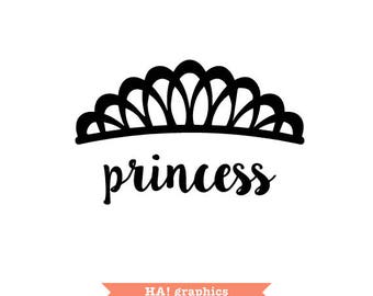 Princess tiara svg | Etsy