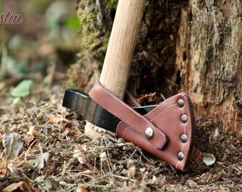 Leather Axe Shoulder Strap / Carry sling system