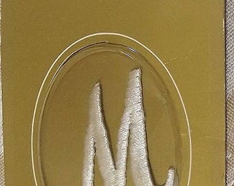 Letter m applique | Etsy
