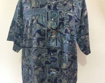 Thai silk shirt | Etsy