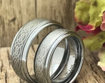 Celtic wedding rings | Etsy