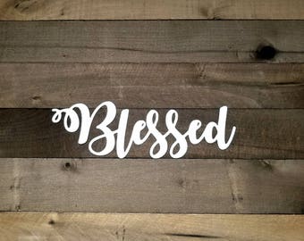 Blessed sign | Etsy