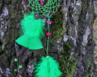 Green dream catcher | Etsy