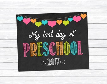 Preschool sign | Etsy