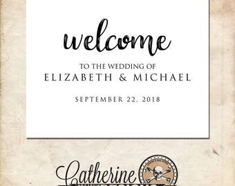 Elegant wedding sign | Etsy