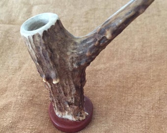 Deer Antler Smoking Pipe