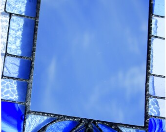 Stained glass mirror | Etsy