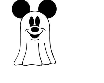 Mickey ghost | Etsy