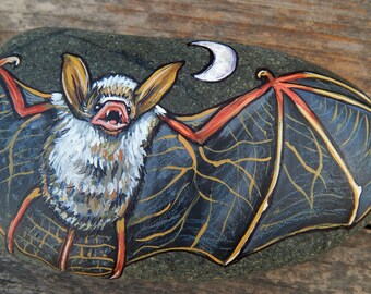 Painted stone | Etsy