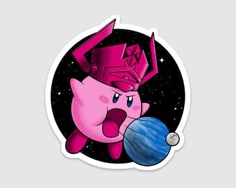 Kirby sticker | Etsy