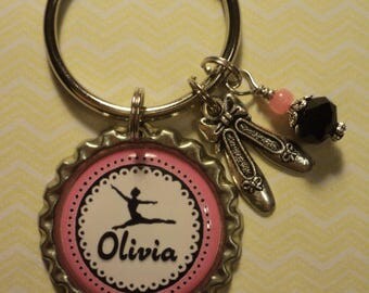 You are my sunshine double key chain with charms