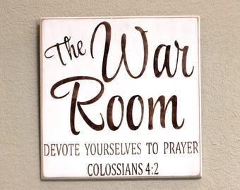 War room sign | Etsy