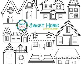 House clip art | Etsy