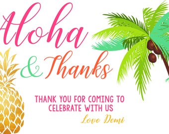 Aloha thank you | Etsy