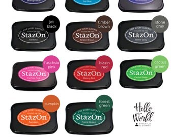 Stazon ink pads | Etsy