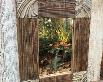 Rustic mirror | Etsy