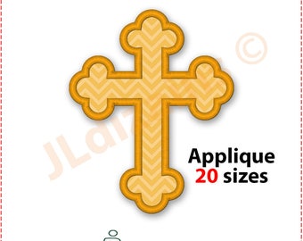 Cross applique | Etsy