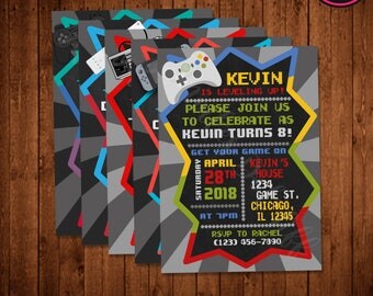 Xbox invitations | Etsy