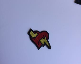 Lightning bolt patch | Etsy