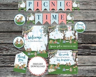 Teddy bear picnic | Etsy