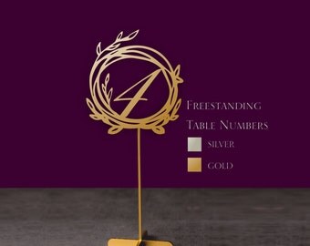 Elegant table number | Etsy