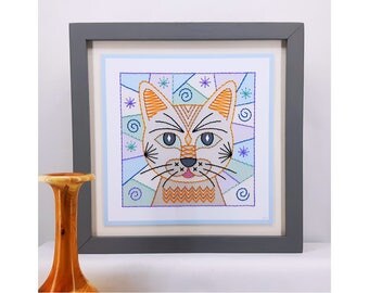 Cat string art | Etsy