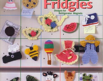 Crocheted magnets | Etsy