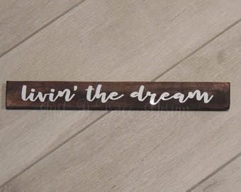 Livin the dream | Etsy