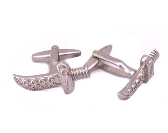 Sword cufflinks | Etsy