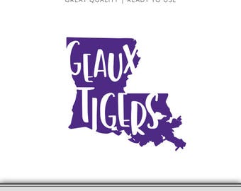 Geaux tigers svg | Etsy