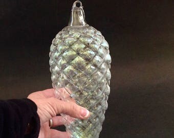 Glass pine cone | Etsy