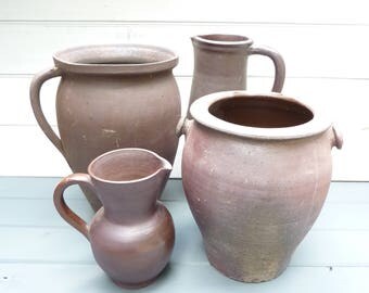 Vintage clay pots | Etsy