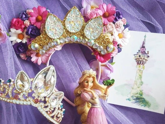 Made-To-Order Super Deluxe Tangled Inspired Minnie Mouse ears