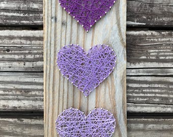 Heart string art | Etsy