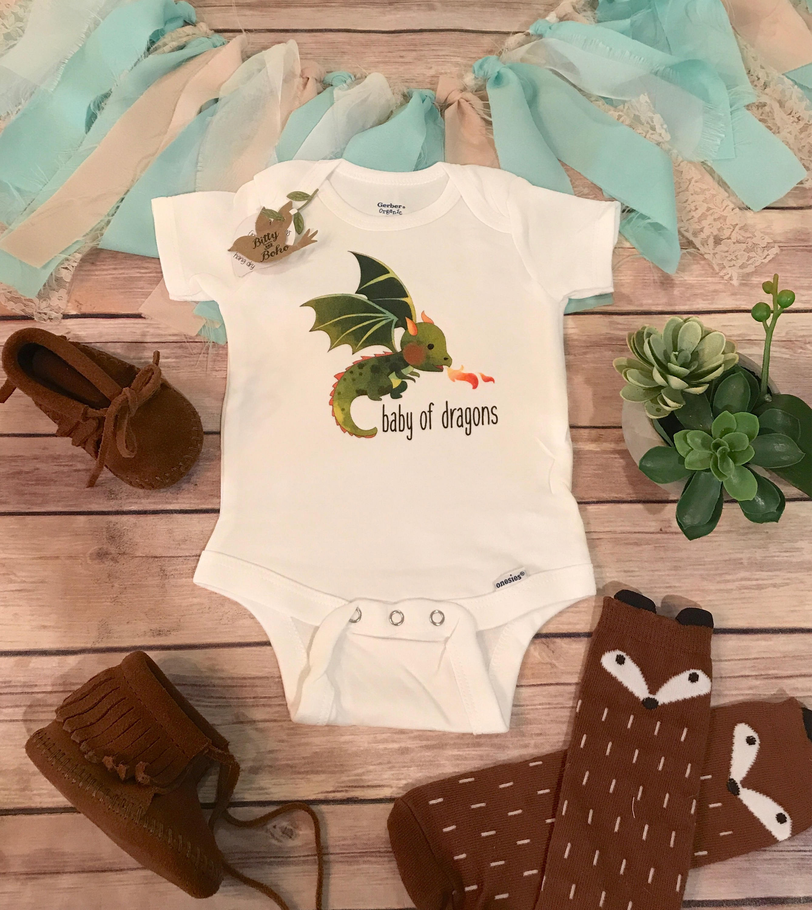 Unique Baby Gift Baby of Dragons Onesie® Got Onesie Unisex