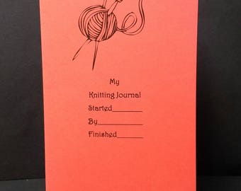 Knitting Crochet Planner Notebook Journal Printables PDF