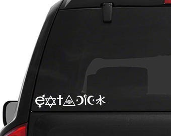 Coexist sticker | Etsy