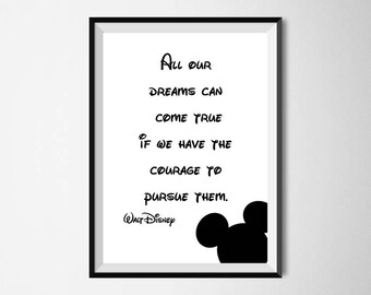 Mickey mouse quotes | Etsy