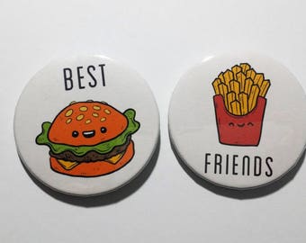 Burger and fries | Etsy